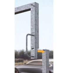 Portiques d'entrée de Parking - Fixes ou Pivotants - Acier ou Bois