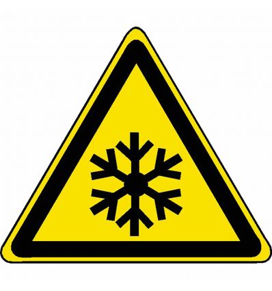 Panneau avec Pictogramme danger froid Dès 1,50€ HT