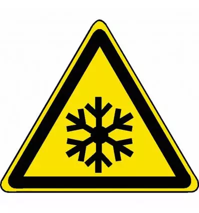 Panneau avec Pictogramme danger froid Dès 1,50€ HT