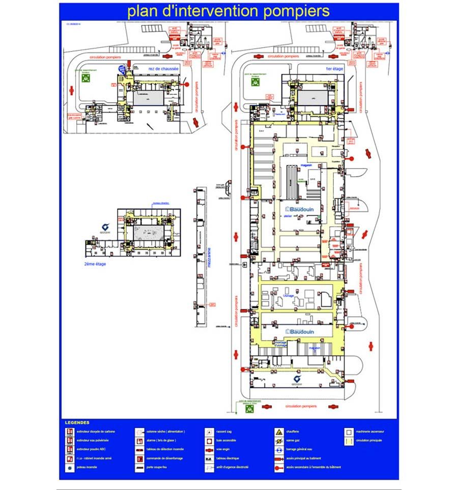 Plan d'intervention sécurité incendie - Prozon