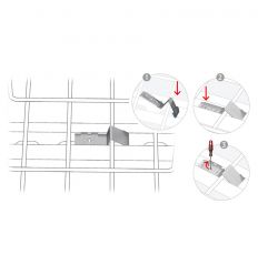 Chemin de câble électrique fil ou tôle perforée - Prozon