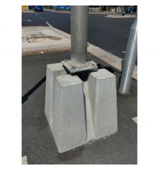 Massif béton poteau & mât | Plot béton préfabriqué - Prozon