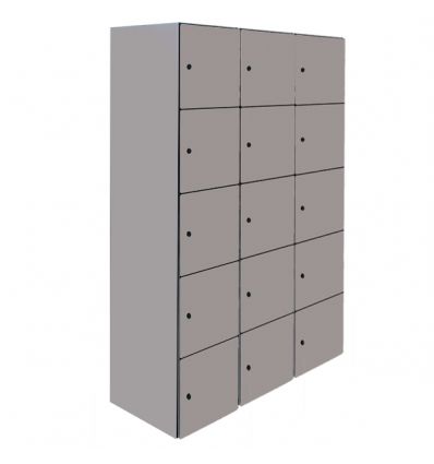 Casier élèves collège/lycée en tôle d'acier (4 à 24 cases)