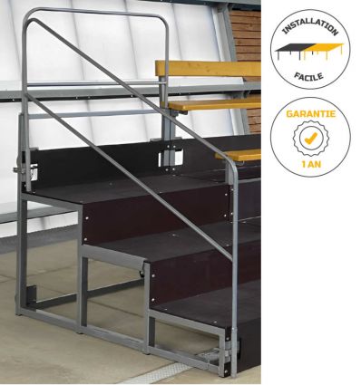 Garde-corps latéral pour escalier de gradin bois Dès 114,99€ HT