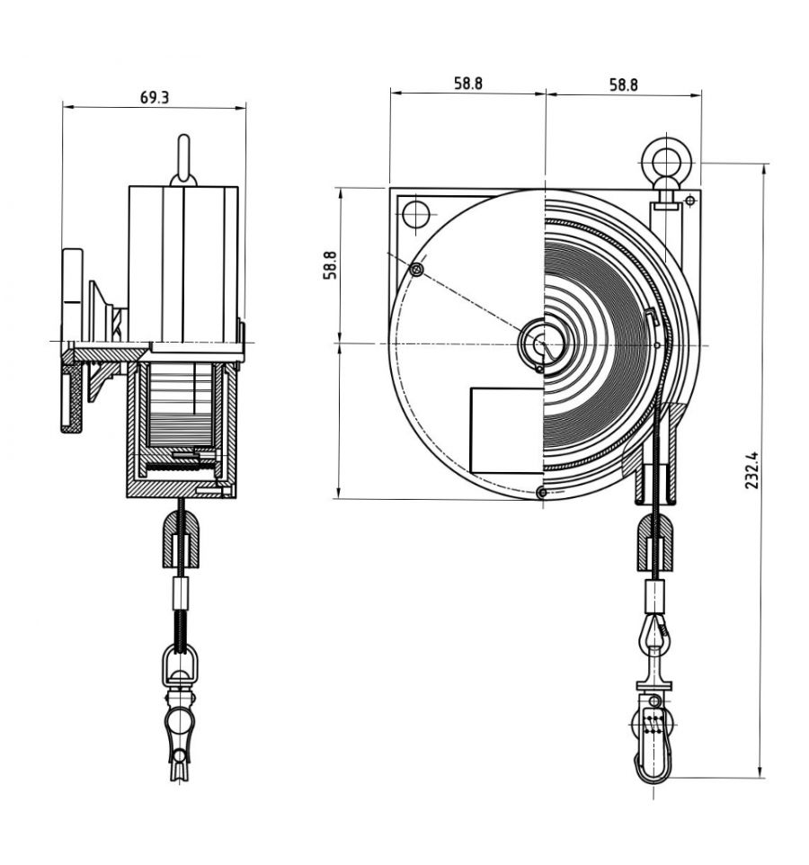 Equilibreur charge pour charge légère de 0,5 à 5 kg - Dès 29,75€ HT