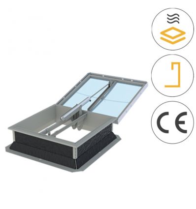 Exutoire de fumées ouverture pneumatique - Dès 1106,99€ HT